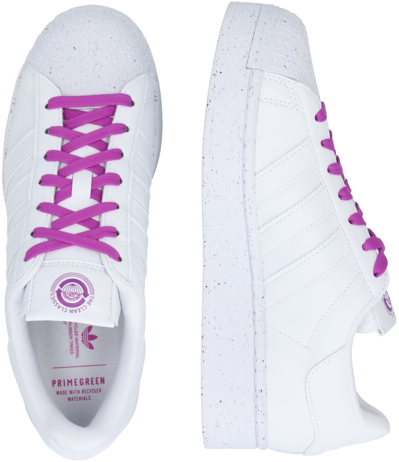 Adidas Superstar Bold Women cloud white/cloud white/shock purple ab 59 ...