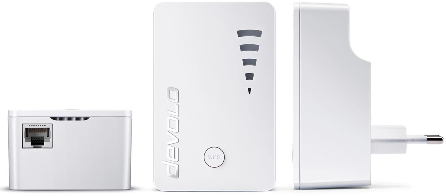 devolo Magic 2 WiFi next Multiroom Kit (8625) + WiFi Repeater ac (9789 ...