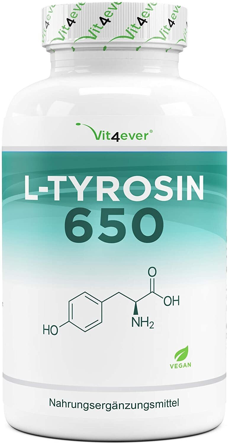 Vit4ever L Tyrosin 650 Kapseln 240 Stk Ab 19 99 € Preisvergleich