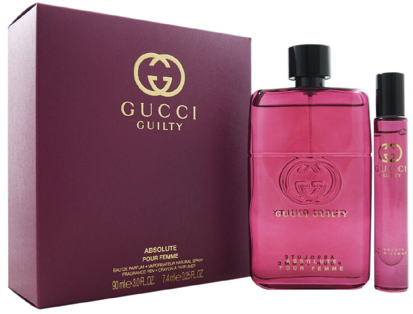 Gucci Guilty pour Femme Absolute Set (EDT 90ml + EdT 7,4ml) ab 62,80 ...