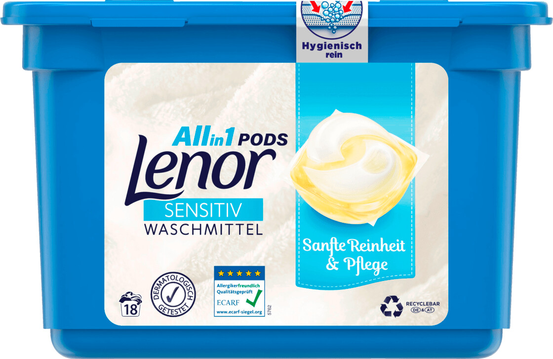 Lenor All-in-1 Pods sensitiv Waschmittel ab 5,85 € | Preisvergleich bei ...