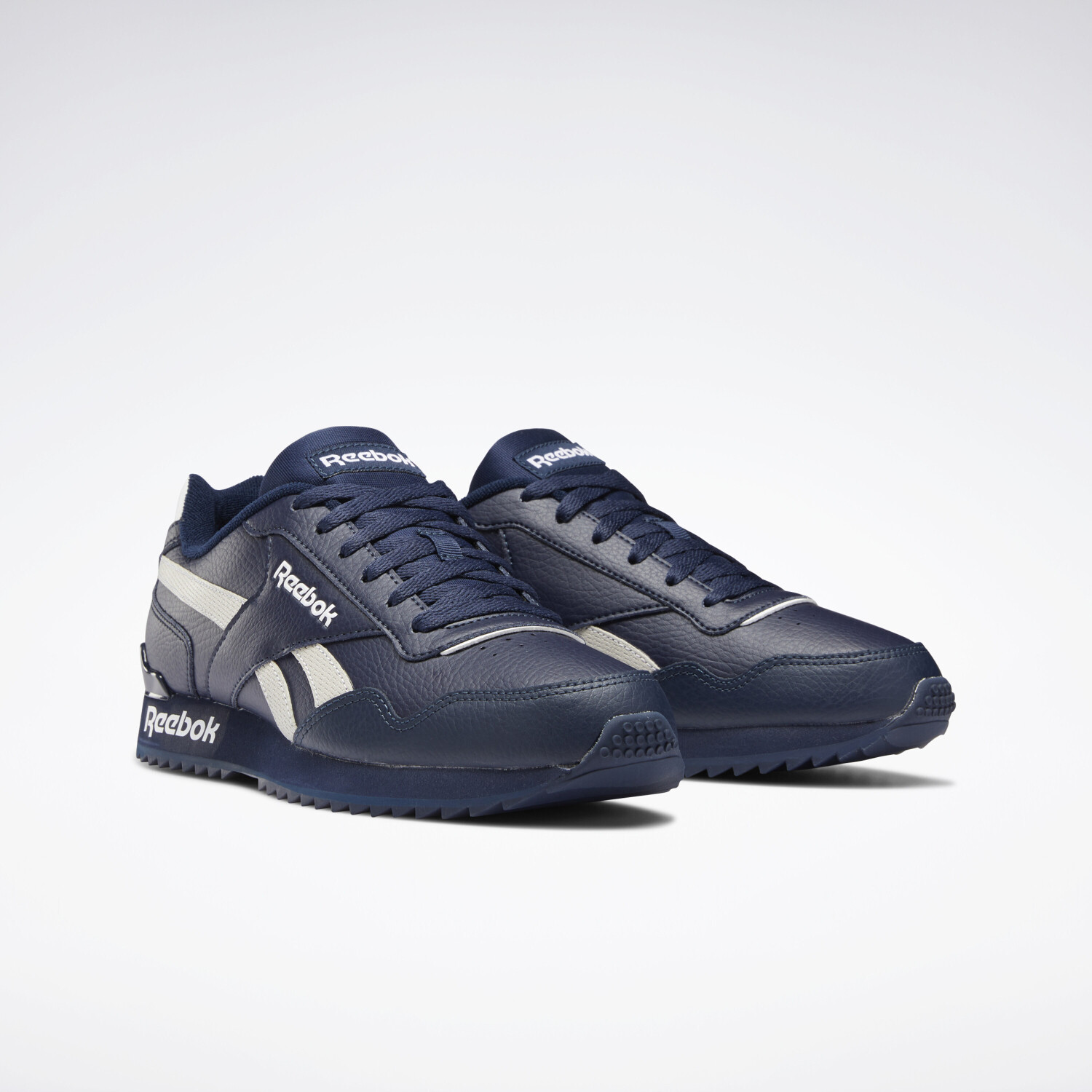 Reebok Royal Glide Ripple Clip Collegiate Navy/White/Collegiate Navy au ...