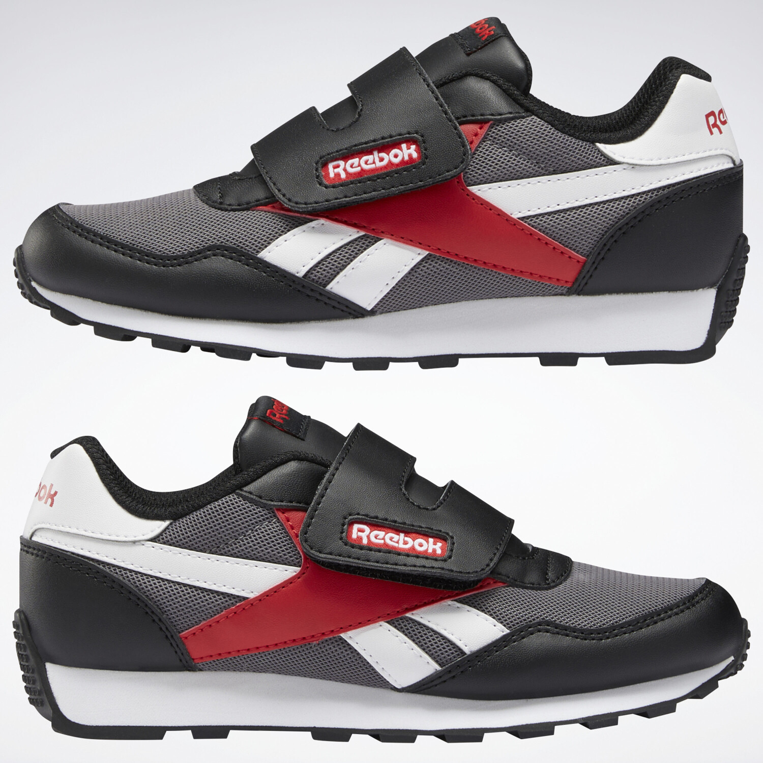 Buy Reebok Royal Rewind Run Pure Grey 6/Black/Vector Red from £23.99 ...