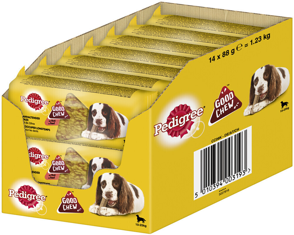 Pedigree GOOD CHEW mit Rind für mittelgroße Hunde Beutel ab 43,99 ...