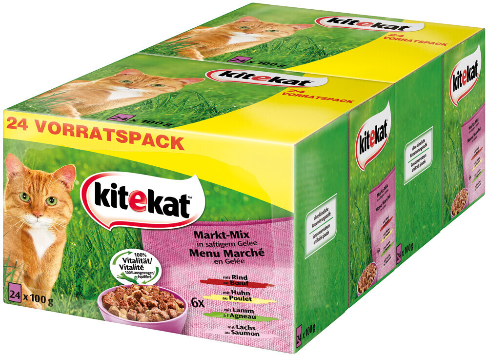 Kitekat Sachets fraîcheur mélange varié en gelée au meilleur prix sur ...