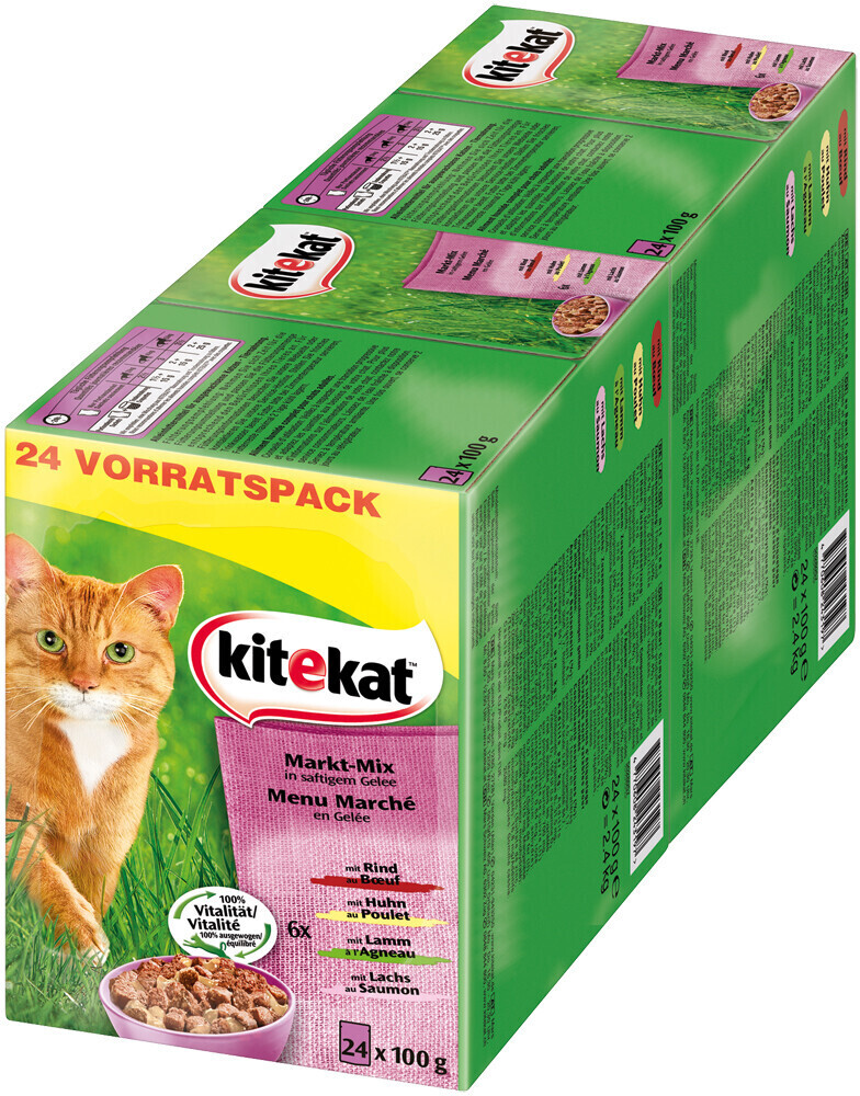 Kitekat Sachets fraîcheur mélange varié en gelée au meilleur prix sur ...