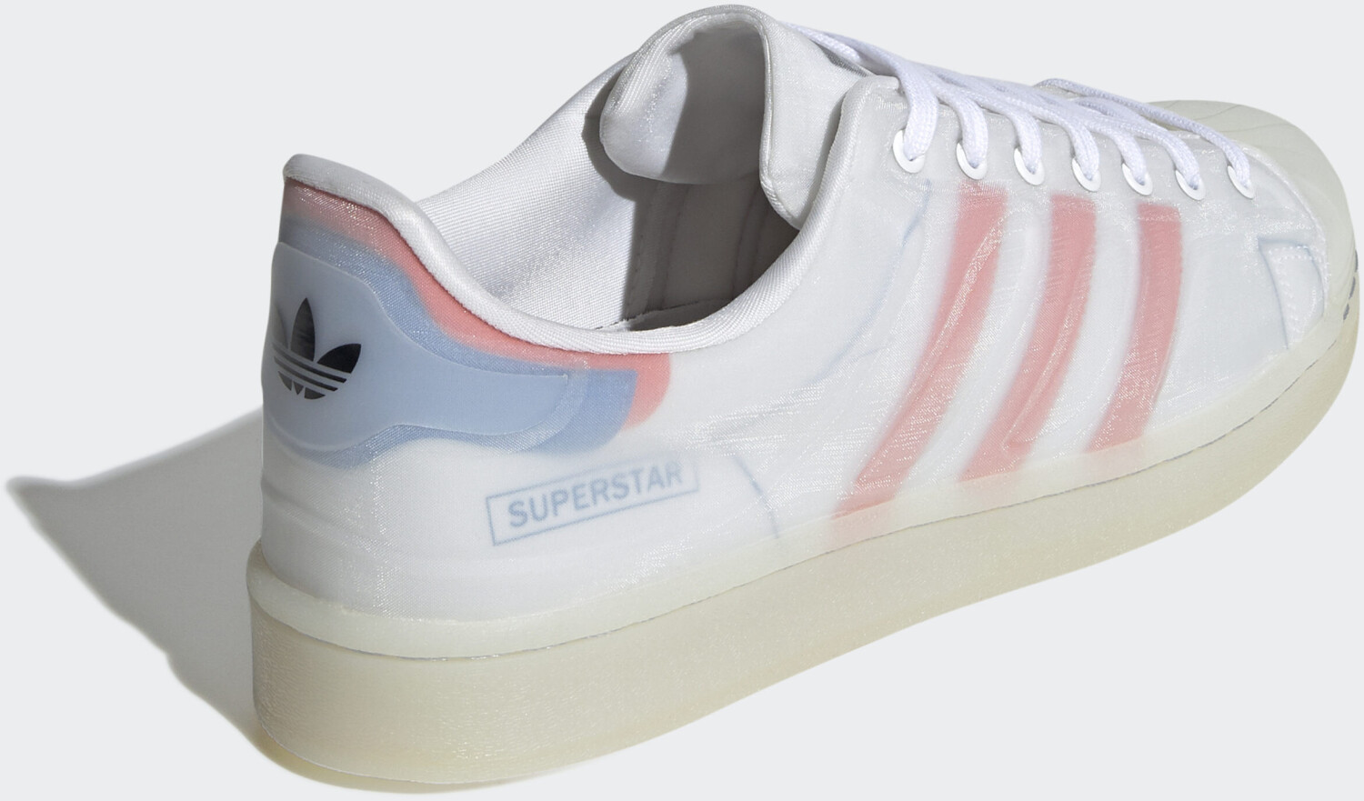 Adidas Superstar Futureshell cloud white/semi solar red/bright blue ab ...