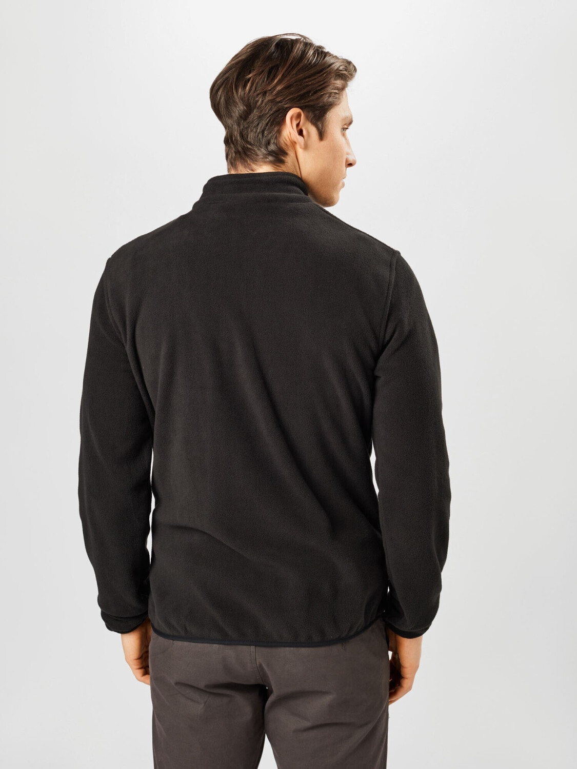 Jack & Jones High neck fleece jacket black/black ab 29,99 ...