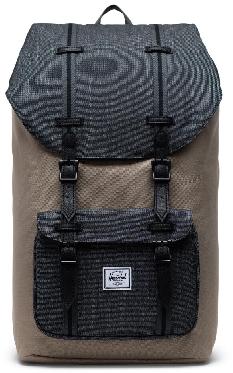 Herschel Little America Backpack (2021) timberwolf/black denim/black ab ...