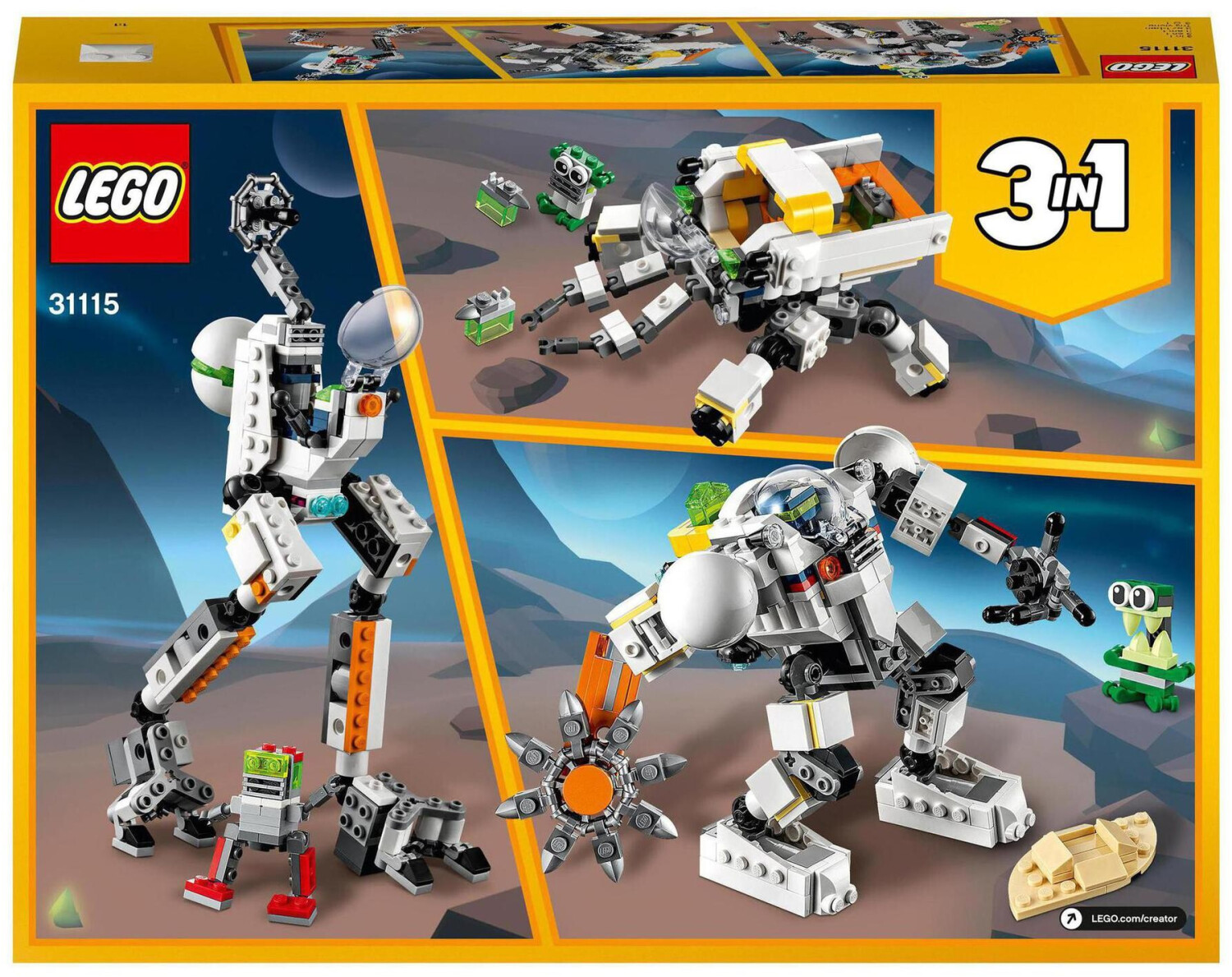 LEGO Creator - Meca Minero Espacial (31115) desde 18,49 € | Compara ...