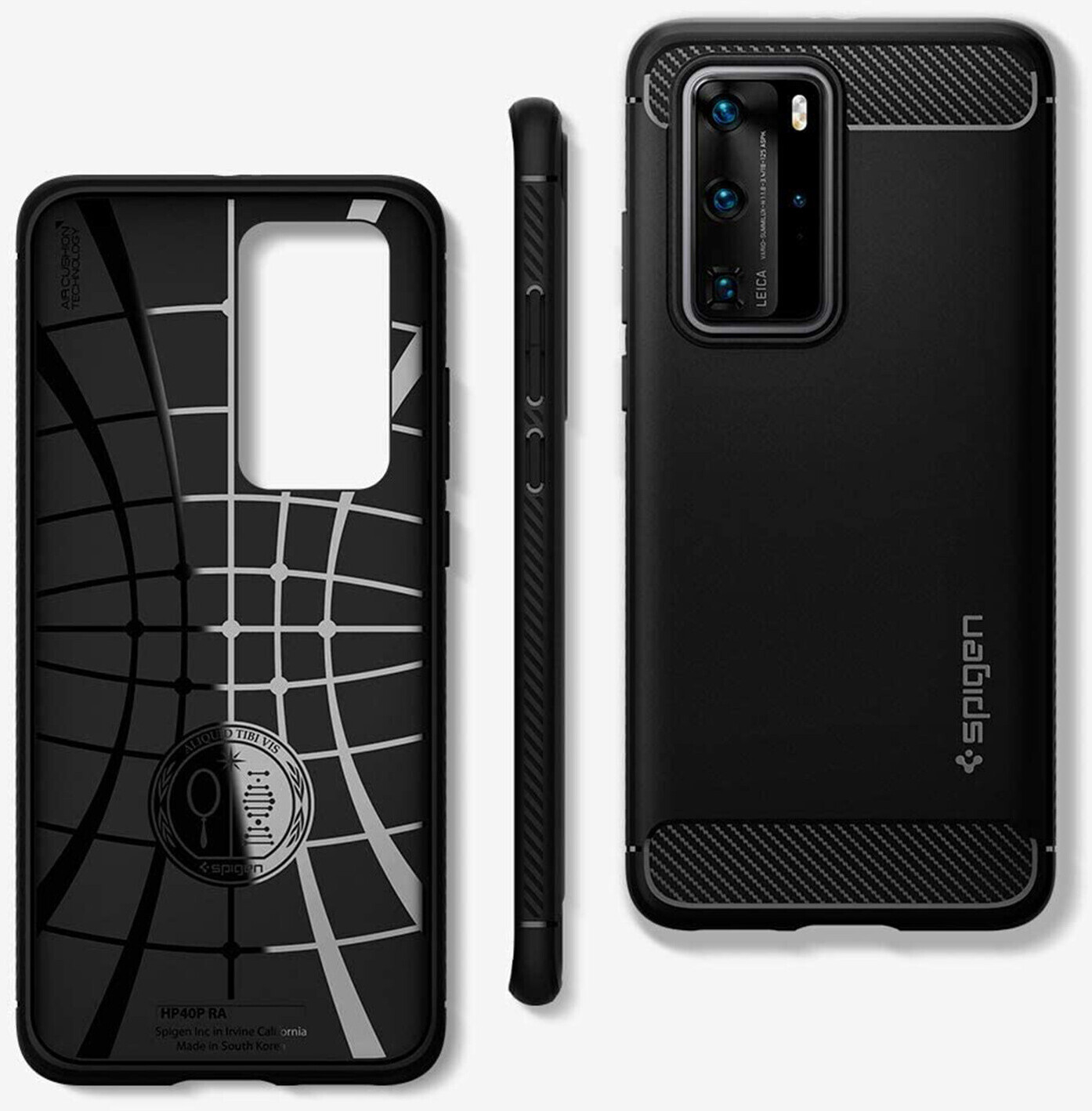 Spigen Rugged Armor Case für das Huawei P40 Pro - Schwarz Schwarz ab 16 ...