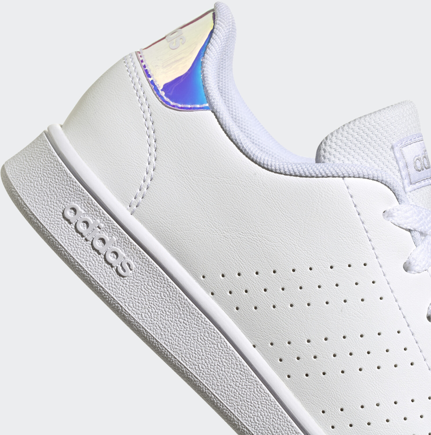 Adidas Advantage Cloud White/Silver Metallic/Cloud White Kinder au ... Adidas Advantage Cloud White/Silver Metallic/Cloud White Kinder au ...