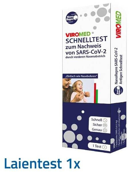 NanoRepro Antigen Schnelltest Viromed ab 14,78 € | Preisvergleich bei ...