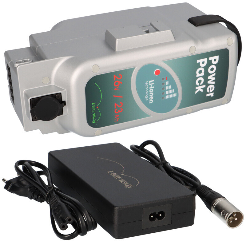 E-Bike-Vision SET E-BIKE VISION Power Pack 26V 23Ah replacement battery ...