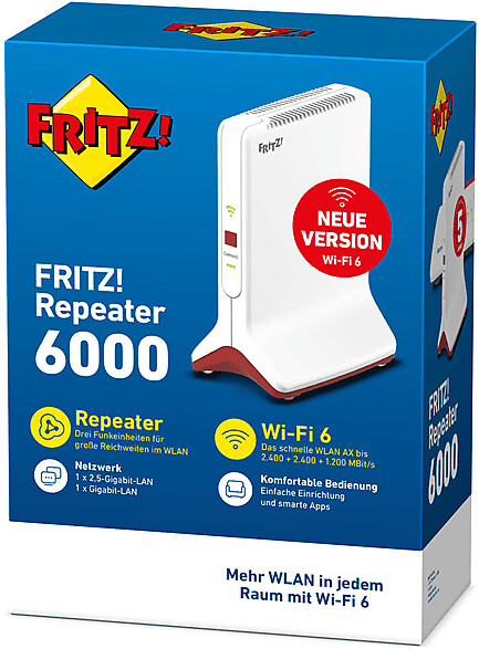 FRITZ! Repeater 6000 ab 189,90 € (Juni 2026 Preise) | Preisvergleich ...
