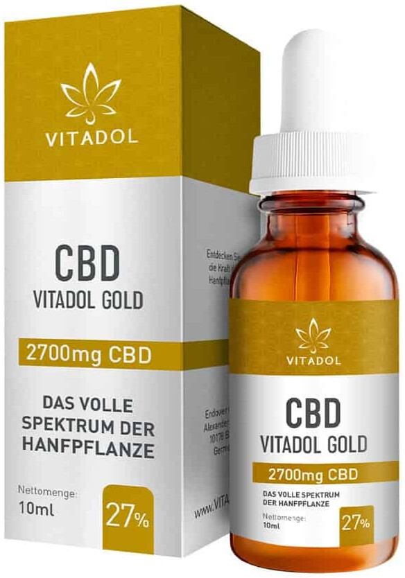 Vitadol Gold CBD Öl 27% Tropfen (10ml) ab € 97,78 | Preisvergleich bei ...