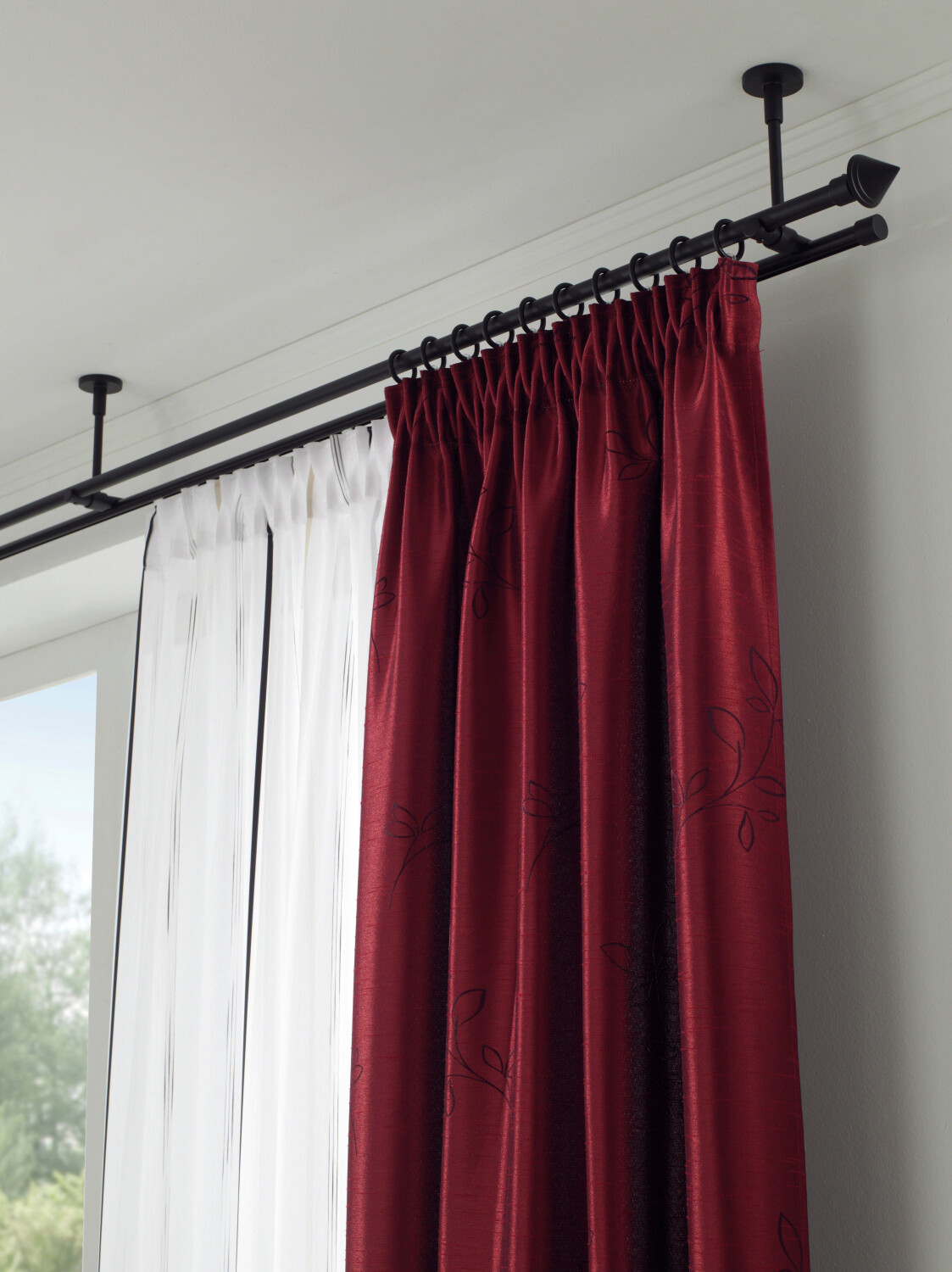 Gardinia Memphis 16mm schwarz 160cm (11506) ab 9,08 € | Preisvergleich ...