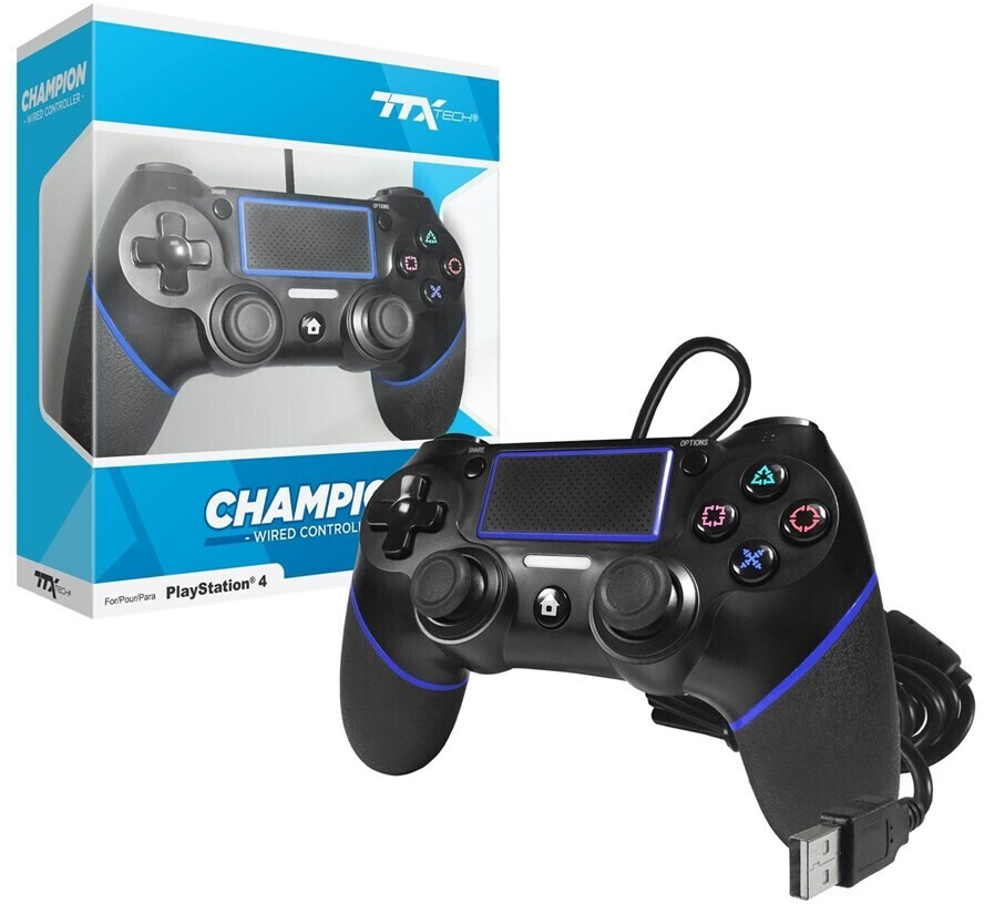 Buy TTX Tech PS4 Champion Wired Controller Black from £18.95 (Today ... Buy TTX Tech PS4 Champion Wired Controller Black from £18.95 (Today ...