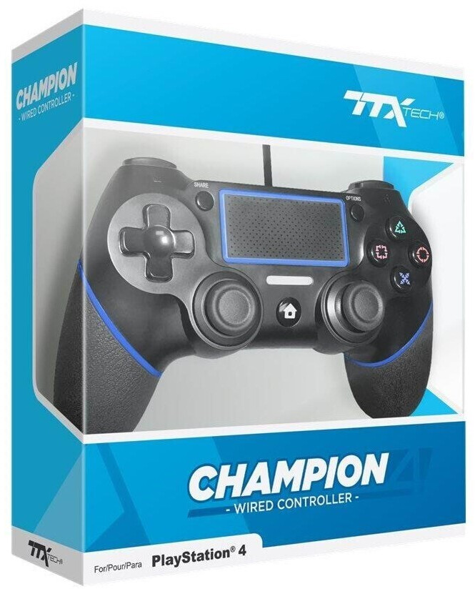 Buy TTX Tech PS4 Champion Wired Controller Black from £18.95 (Today ... Buy TTX Tech PS4 Champion Wired Controller Black from £18.95 (Today ...