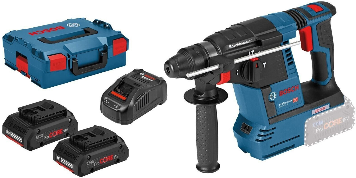 Bosch GBH 18V 26 Professional 2 X 4 0 Ah ProCORE18V Akku bosch-gbh-18v-26-professional-2-x-4-0-ah-procore18v-akku