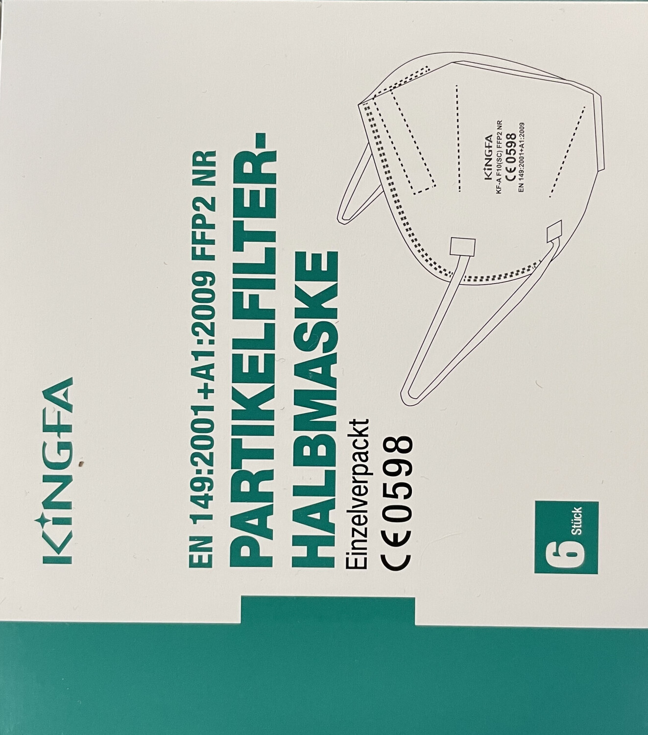 Kingfa FFP2 NR CE0598 weiß (12 Stk.) ab 10,63 € | Preisvergleich bei ...