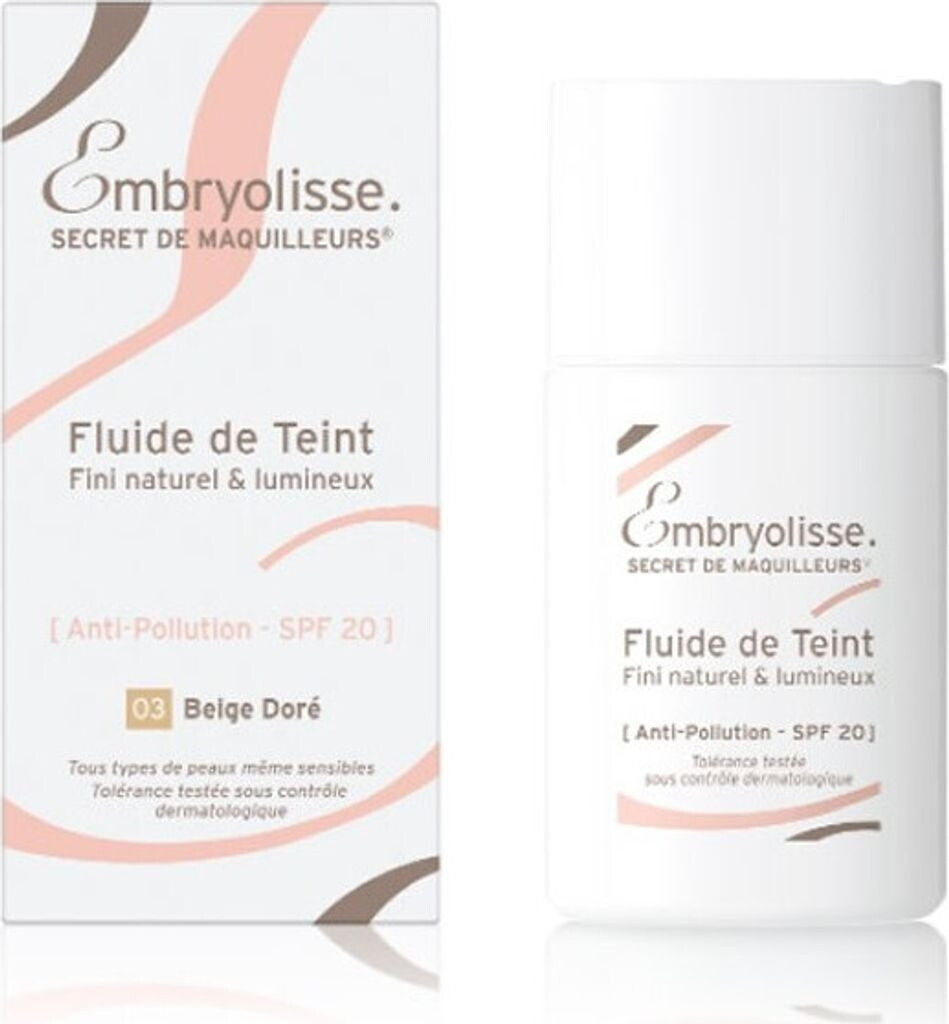 Embryolisse Secret Light Hydrating Foundation 30ml 03 Golden Beige ab ...