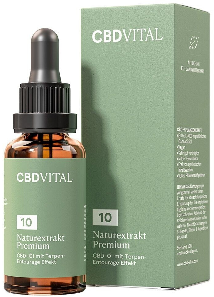 CBD-Vital CBD-Öl Premium 10% Tropfen (30ml) ab 82,45 € | Preisvergleich ...