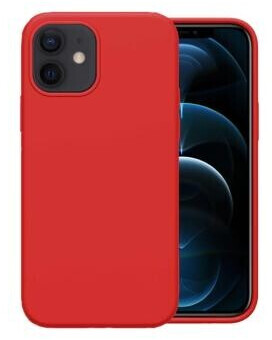 Apple Coque silicone soft touch rouge Apple iPhone 12 au meilleur prix ...