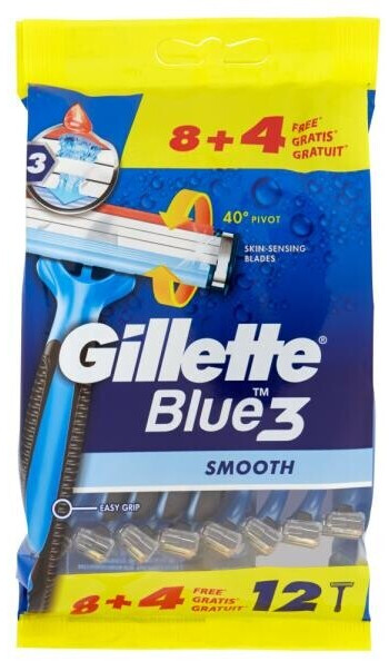 Gillette Blue 3 Smooth (12pcs.) ab 10,10 € | Preisvergleich bei idealo.de