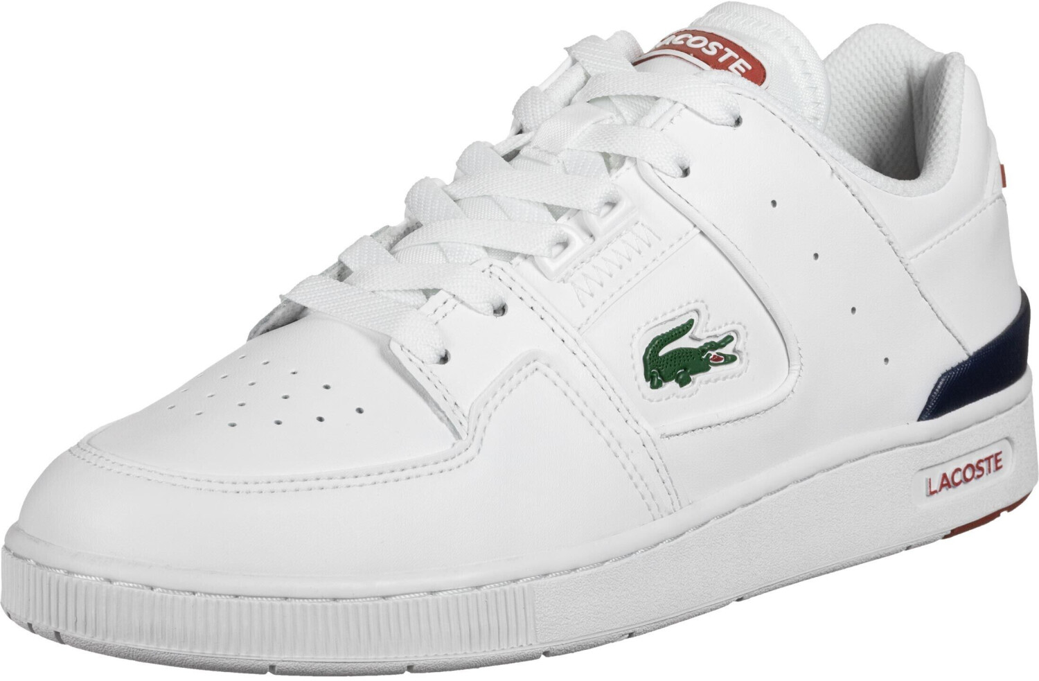Lacoste Court Cage white/navy/red au meilleur prix sur idealo.fr