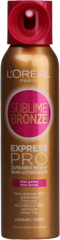 L'Oréal Sublime Bronze Express Pro Self-Tanning Mist (150ml) ab 7,95 ...