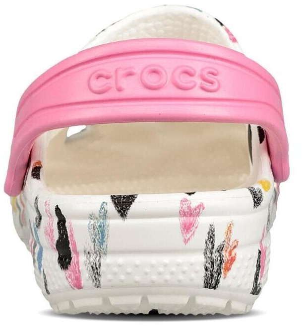 Crocs Kids Classic Heart Print Clog white desde 26,99 € | Compara ...