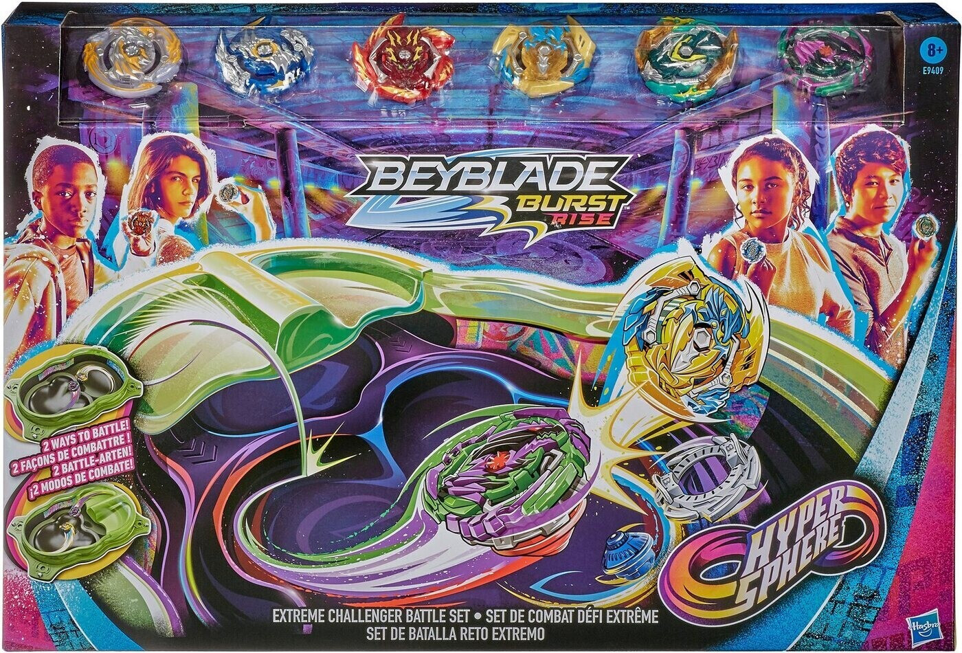 Hasbro Beyblade Burst Rise: Hyper Sphere / Extrem Challenger Battle Set ...