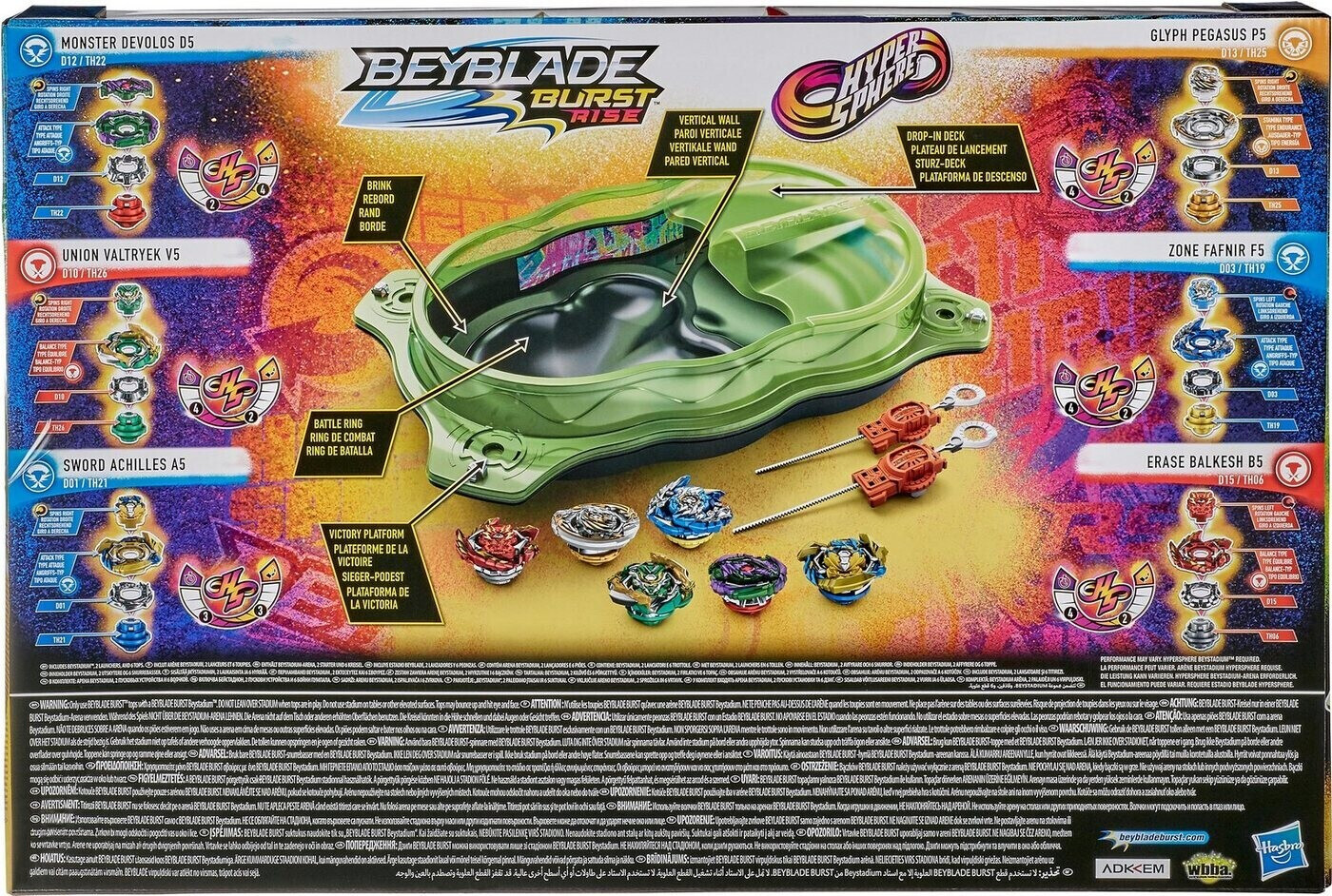 Hasbro Beyblade Burst Rise: Hyper Sphere / Extrem Challenger Battle Set ...
