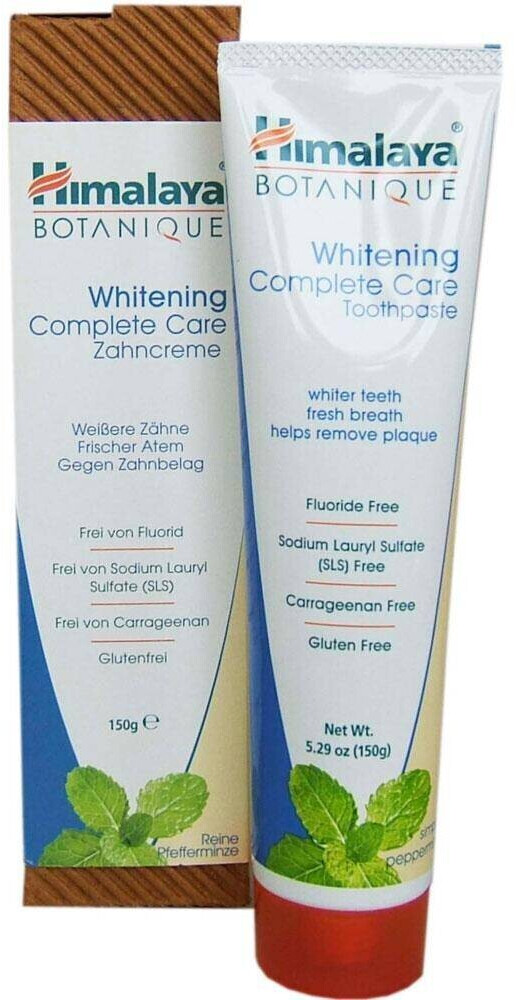 Himalaya Whitening Complete Care Toothpaste Simply Peppermint (150 g ...