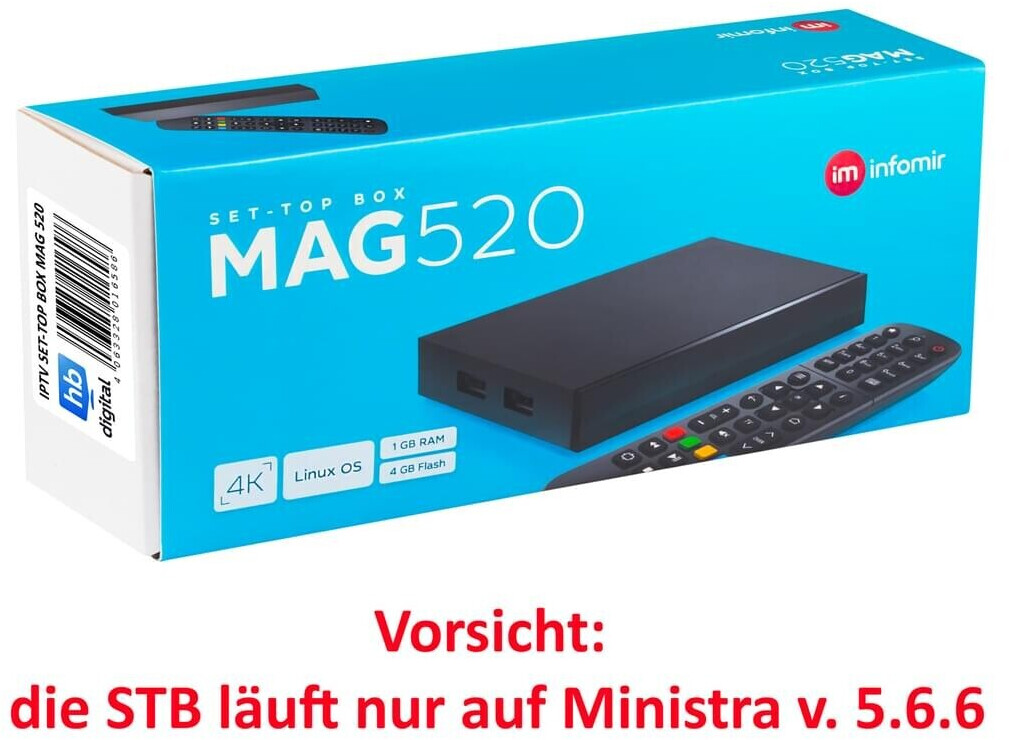 Infomir MAG 520 ab 84,89 € | Schnäppchen finden bei idealo