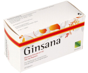 Ginsana 100mg Kapseln (60 Stk.) ab 20,10 € | Preisvergleich bei idealo.de