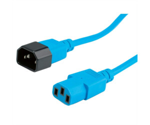 Roline Stromkabel 3m blau (19.08.1533) ab 10,00 € | Preisvergleich bei ...