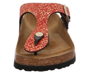 Birkenstock Gizeh Mikrofaser (normal) shiny python red/gold ab 49,95 ...