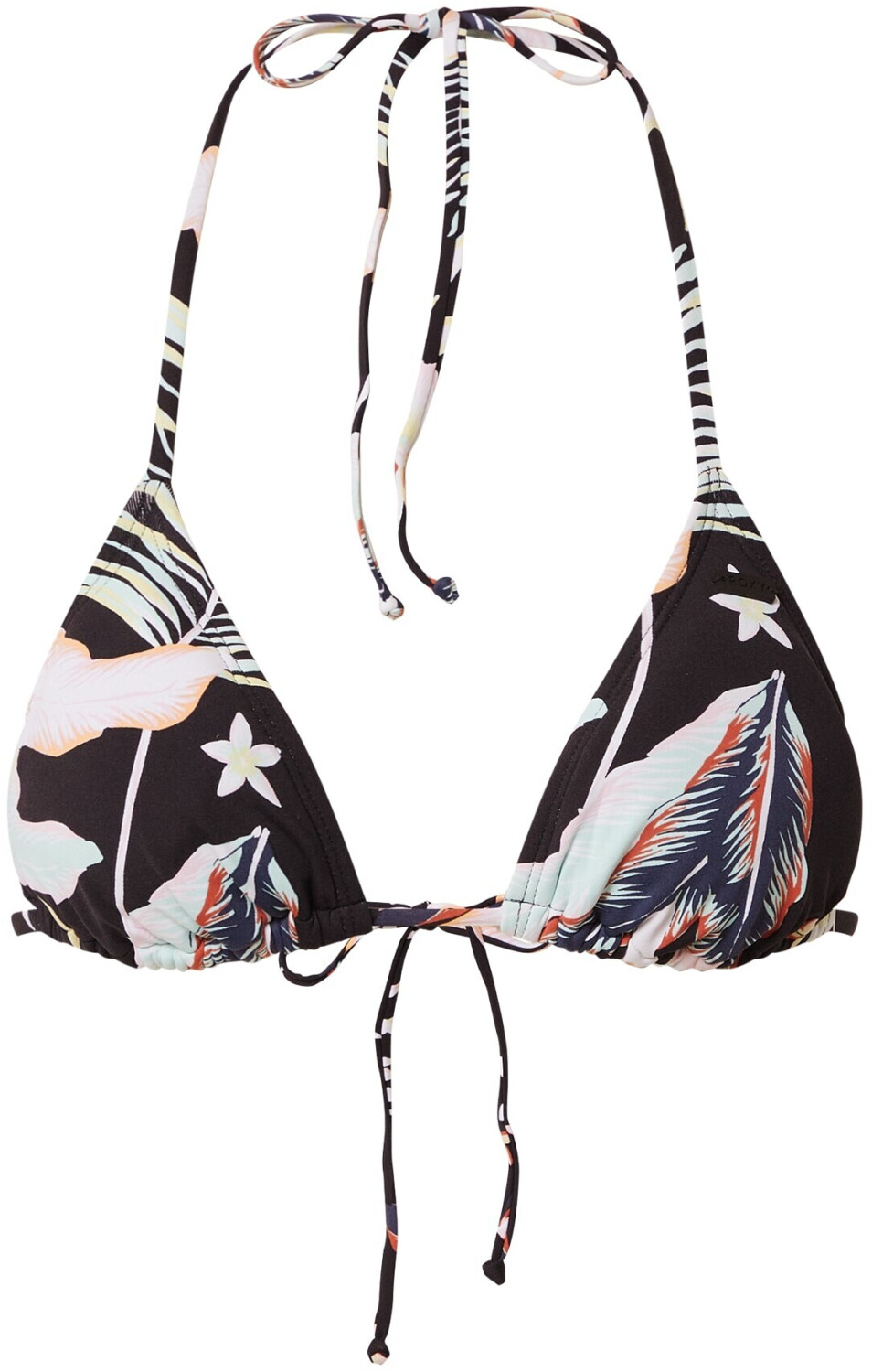 Roxy Printed Beach Classics Tiki Tri Bikini Top Anthracite Praslin A €