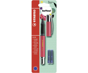 STABILO beFab! Uni Colors melonenrot Einzelstift + 3 Patronen (B-55221 ...