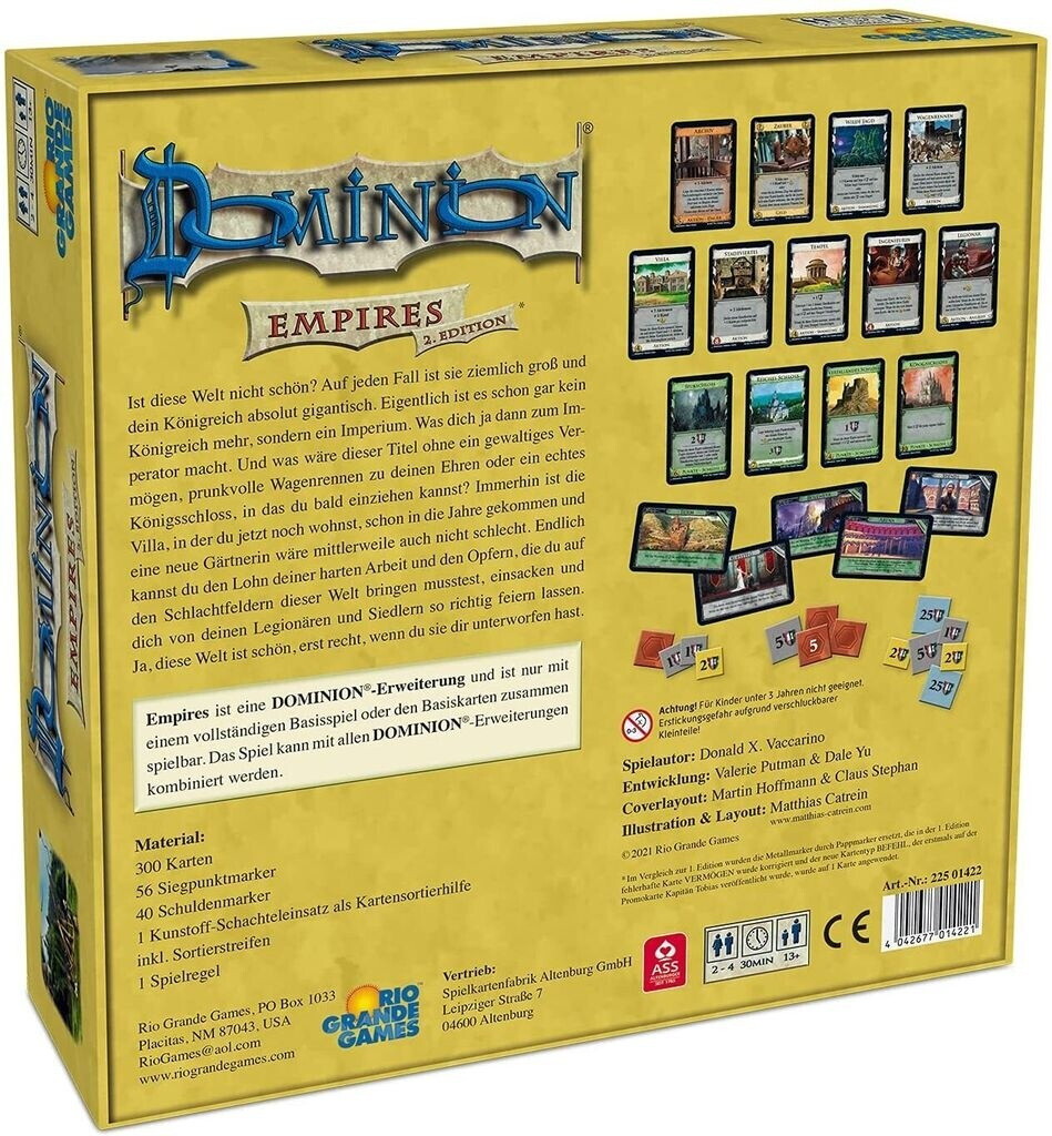 Dominion Empires - 2. Edition DE ab 31,31 € | Preisvergleich bei idealo.de