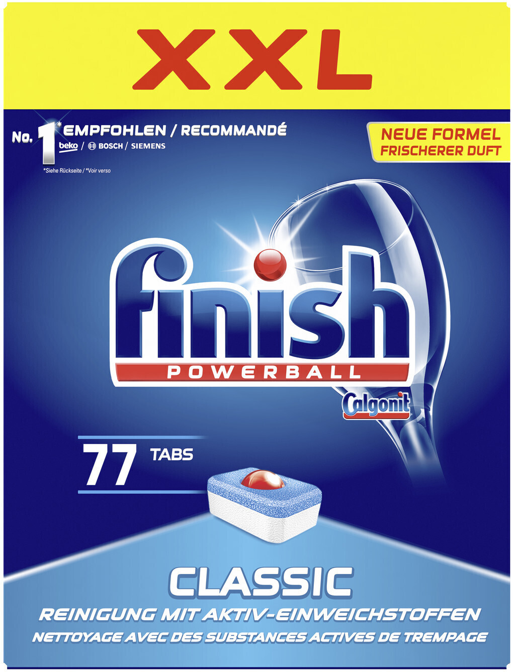 Calgonit Finish PowerBall Classic (77 Stk.) ab € 8,49 | Preisvergleich ...