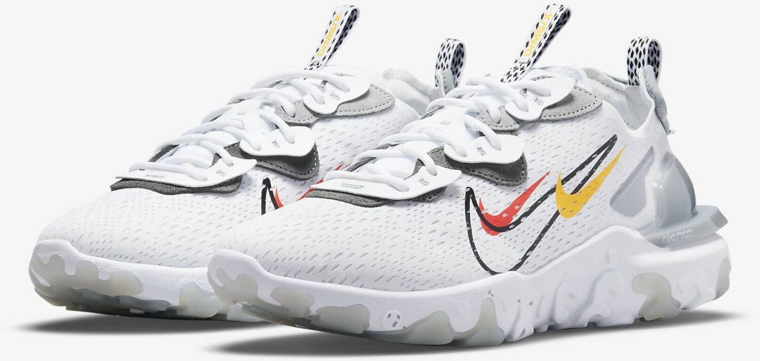 Nike React Vision white/light smoke grey/smoke grey/black au meilleur ...