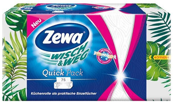 Zewa Wischtuch Wisch & Weg weiß, 75 Blatt ab 1,56 € (August 2022 Preise ...