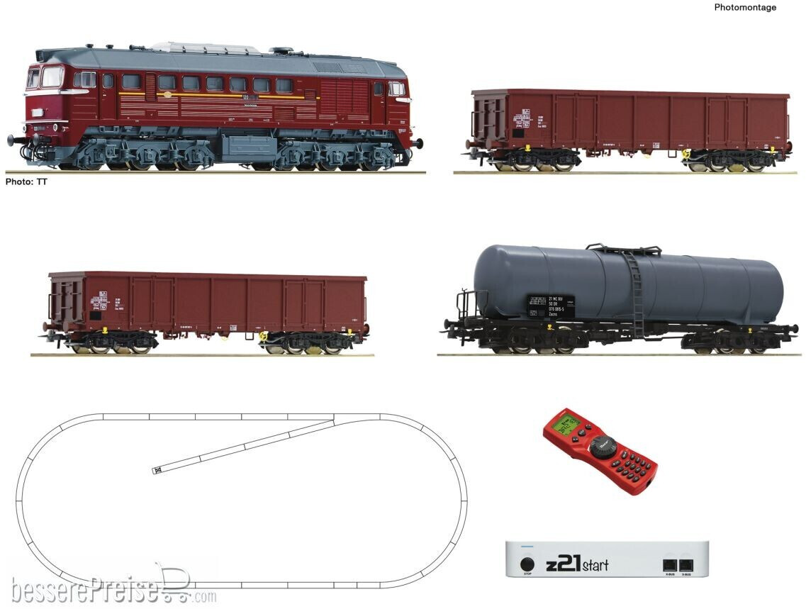 Roco Diesellokomotive BR 120 mit Güterzug DR Ep. IV (51331) ab 419,90 ...