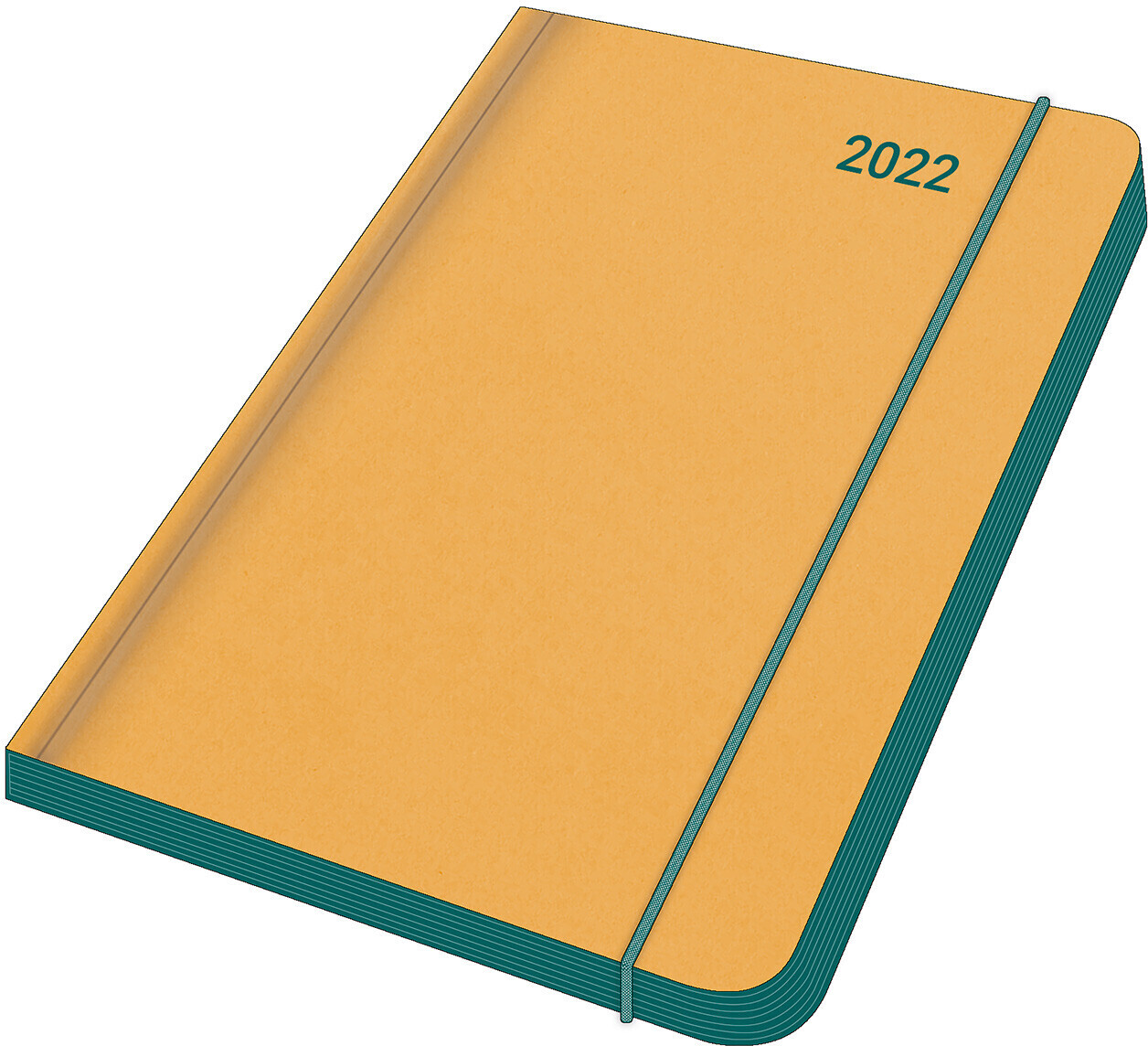 teNeues Midi Flexi Diary ColourLine 2022 Emerald Green ab 5,00 ...