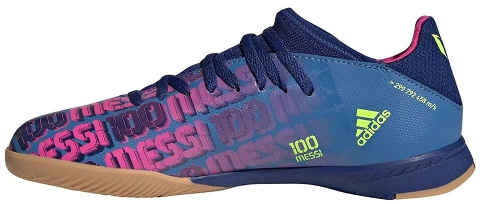 Adidas X Speedflow Messi.3 IN Victory Blue/Shock Pink/Solar Yellow Kids ...