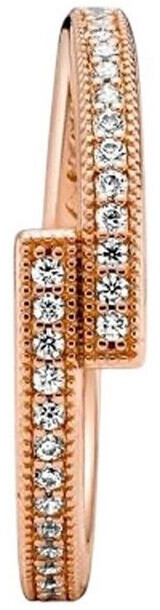 Pandora Sparkling Overlapping Ring (189491C01) au meilleur prix sur ...