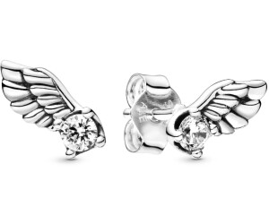 Pandora Sparkling Angel Wing Stud Earrings (298501C01) au meilleur prix ...